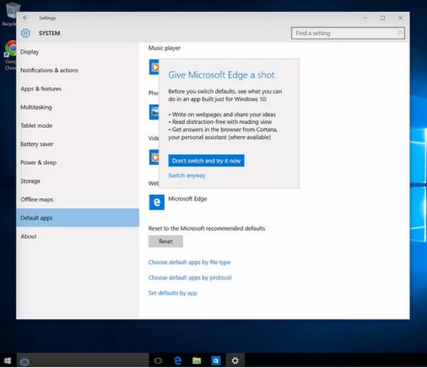Nouvelle astuce de Microsoft pour vous dissuader de préférer Chrome ou ...