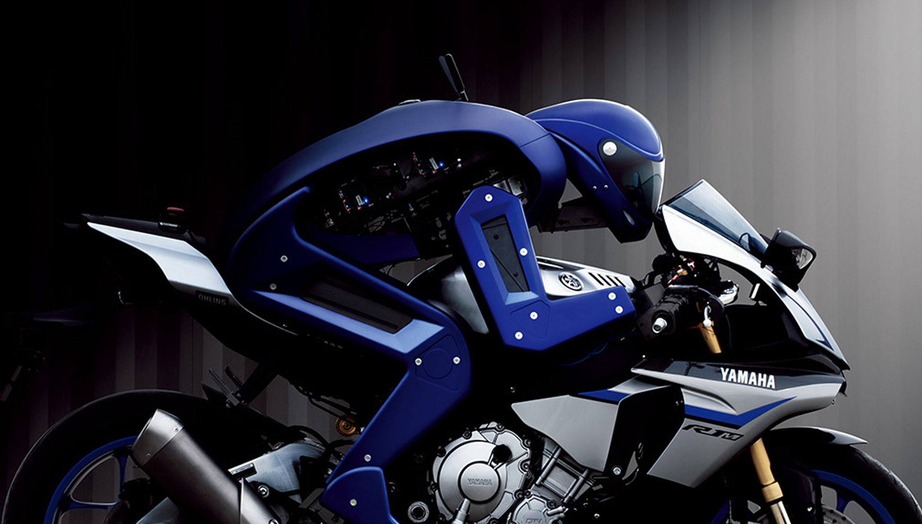 Yamaha développe un robot champion de moto