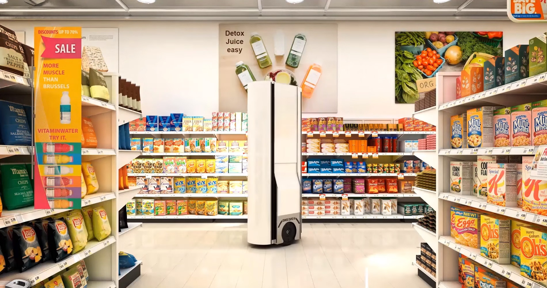 Ce robot fait l'inventaire tout seul dans les grandes surfaces - Tech ... Ce robot fait l'inventaire tout seul dans les grandes surfaces - Tech ...