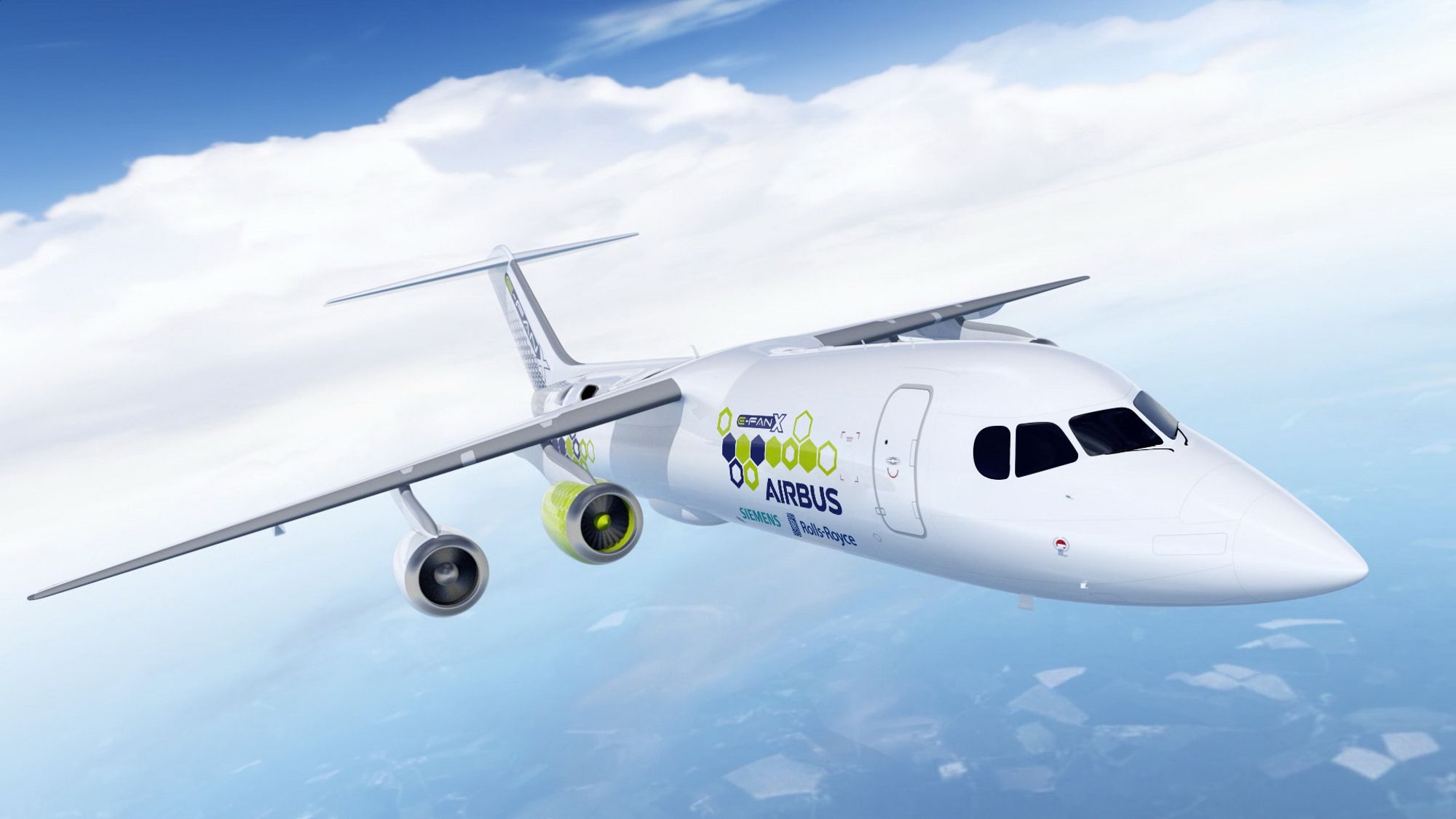 E-Fan X : le prototype d'avion Airbus à propulsion hybride décollera en ...