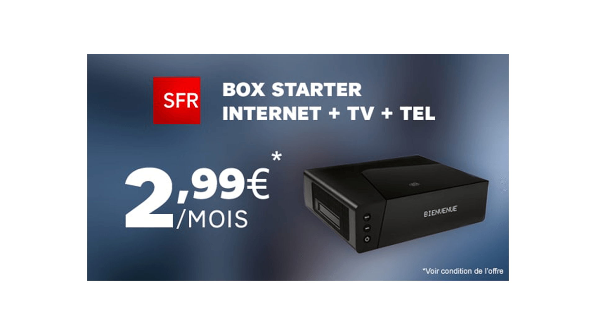 Le Bon Plan Du Jour : l'offre SFR Box Starter est disponible pour 2,99 euros par mois - Tech ...