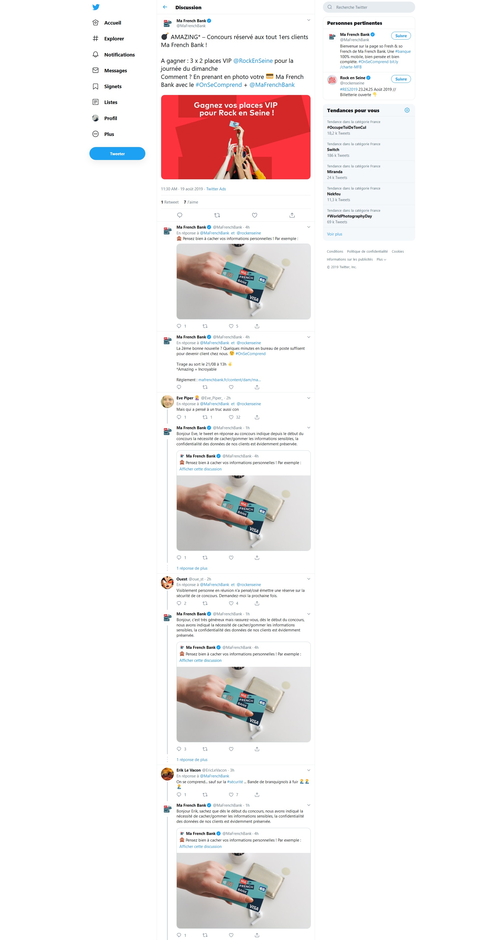 Ma French Bank : quand la banque mobile de La Poste demande de tweeter ...