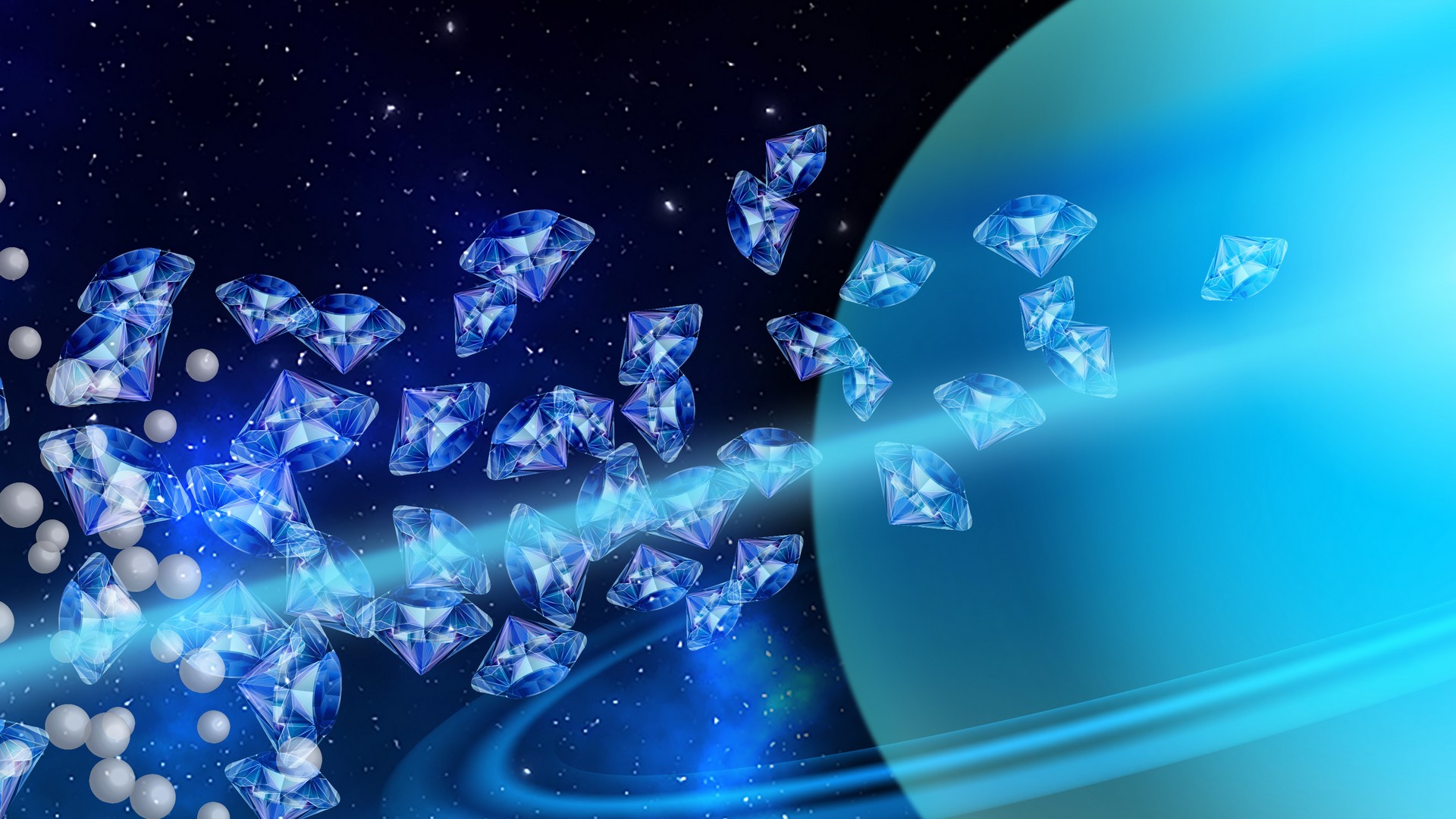 Il pleuvrait des diamants au cœur de Neptune et d'Uranus : voici l ...