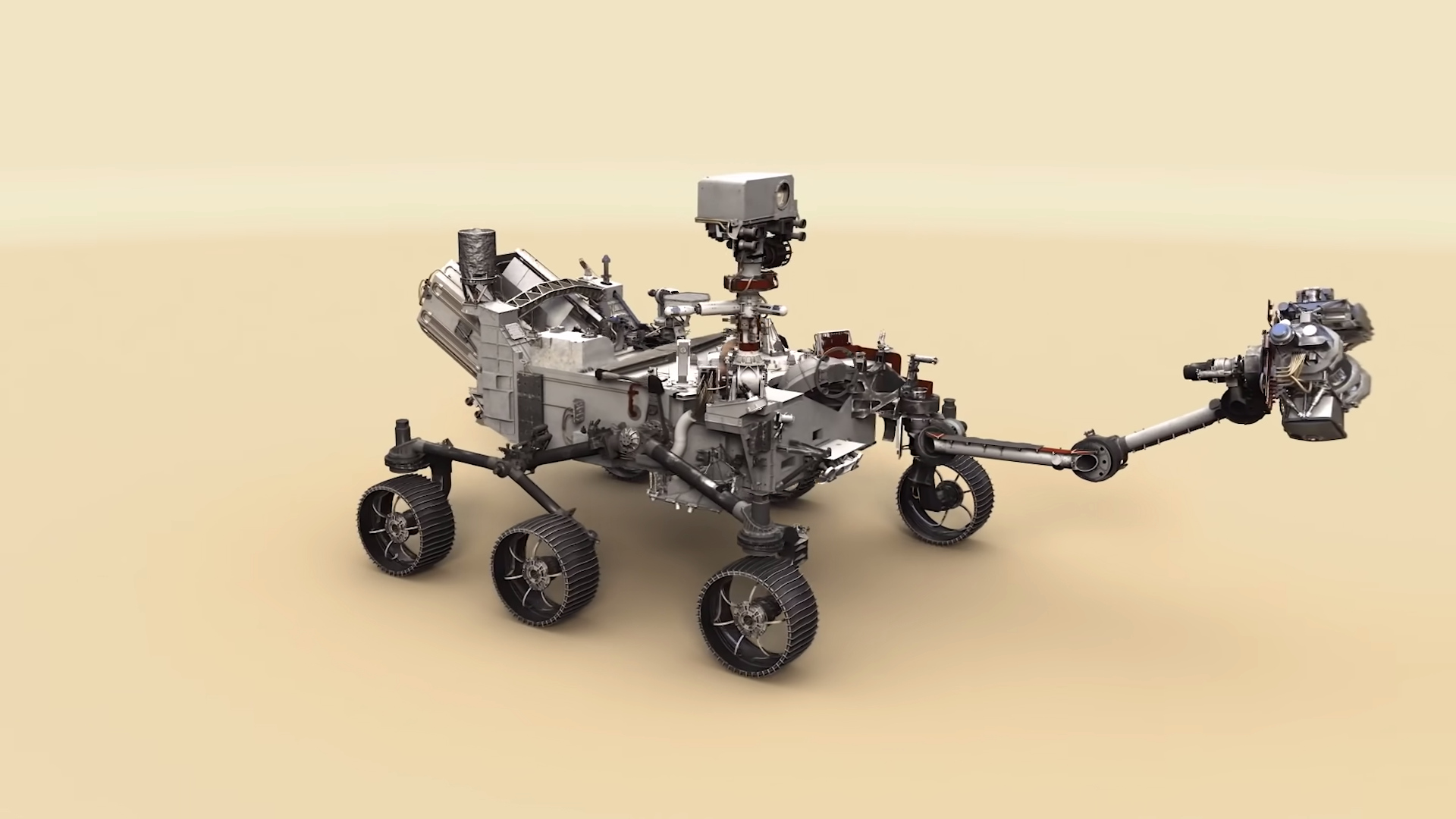 Écoutez le son du rover Perseverance dans son voyage vers Mars
