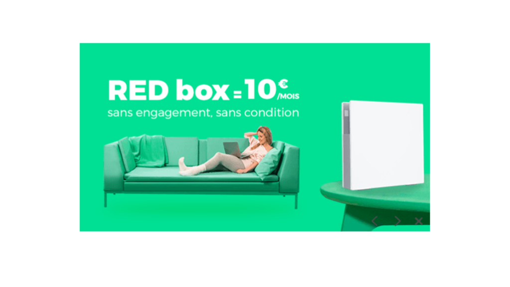 Le Bon Plan du Jour : l'offre RED box Fibre/ADSL pour 10 euros par mois ...