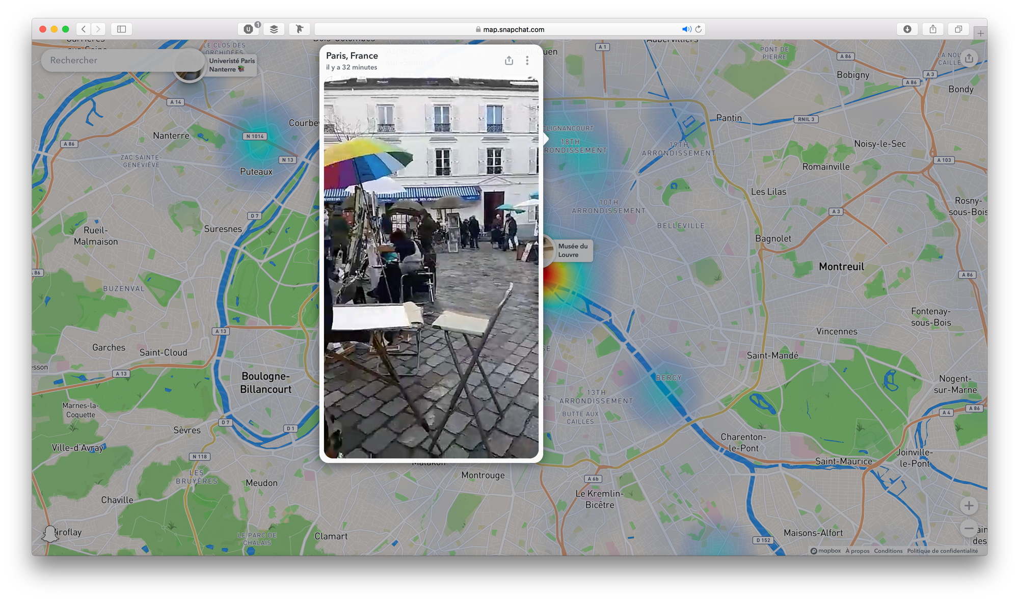 Snapchat : vous pouvez désormais accéder à la Snap Map depuis le web