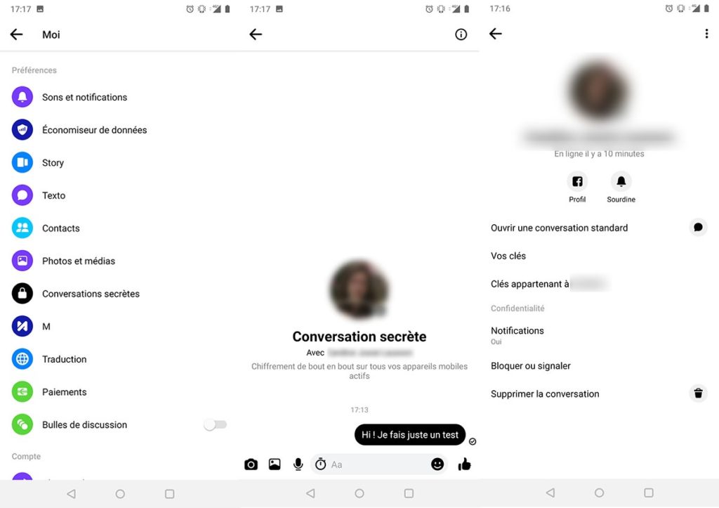 Facebook Messenger : comment activer les conversations chiffrées secrètes