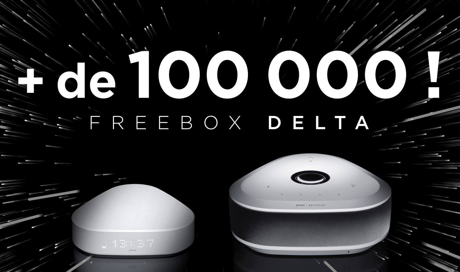 Freebox Delta : Free annonce avoir conquis 100 000 abonnés, suffisant ...