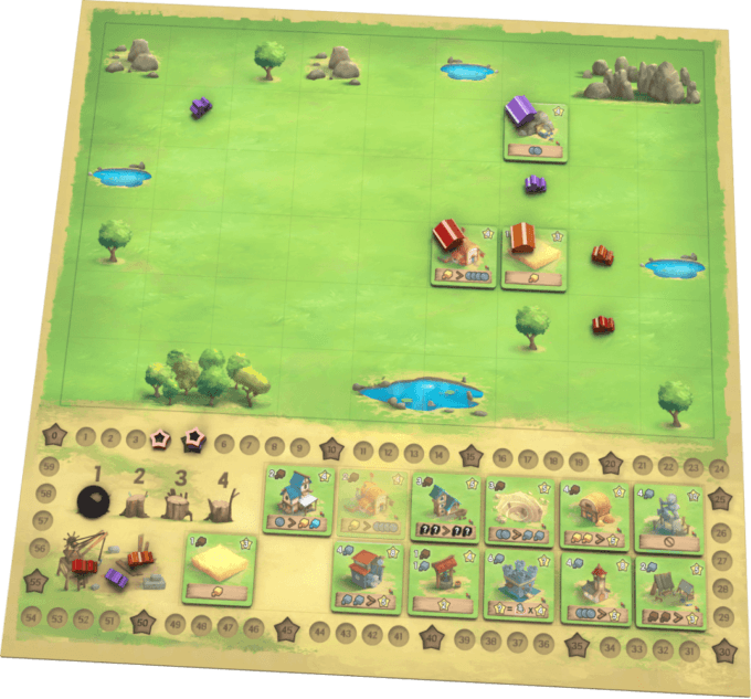 Little Town : un grand jeu de société dans une petite boîte