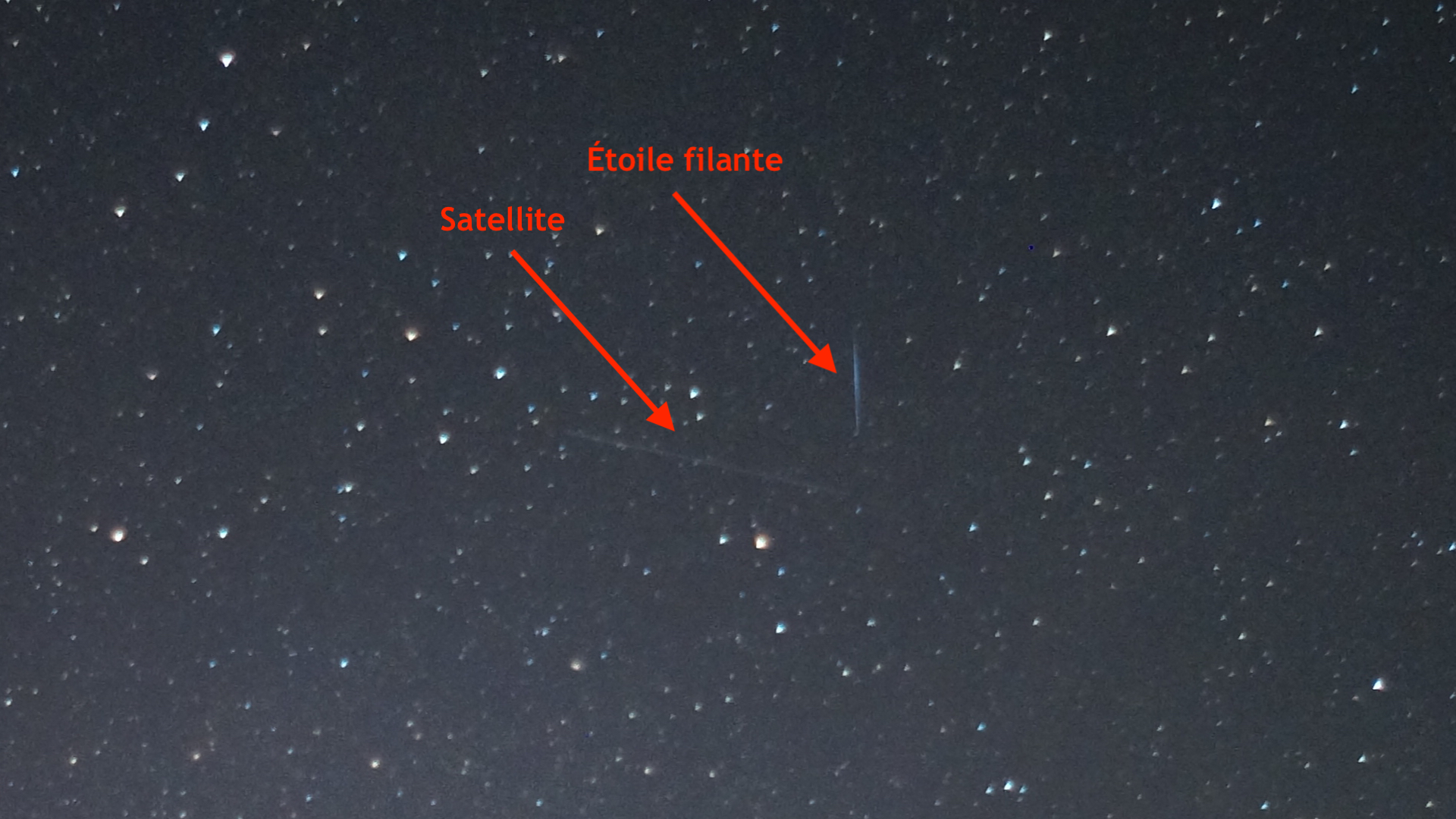 Comment faire la différence entre une étoile filante et un satellite ...
