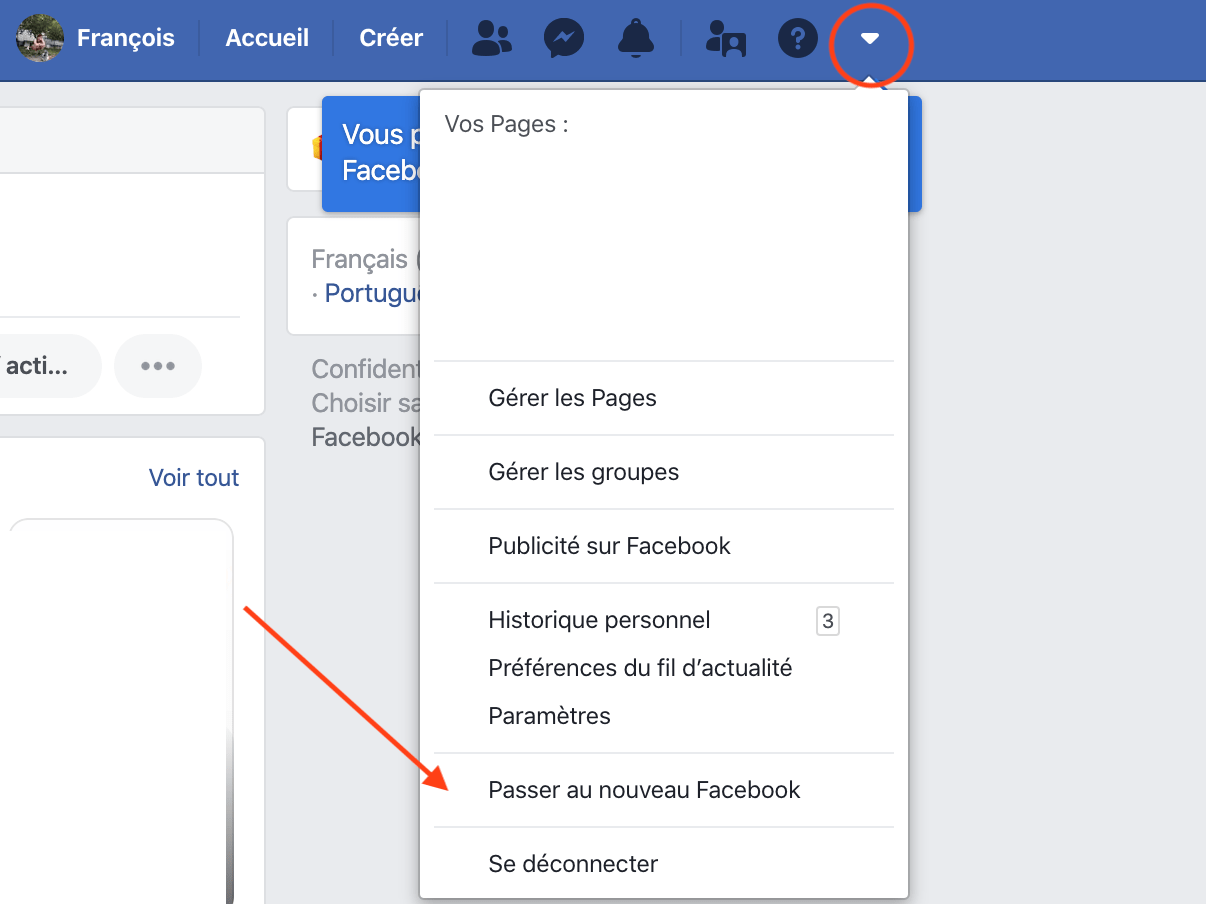 Comment activer la nouvelle interface de Facebook