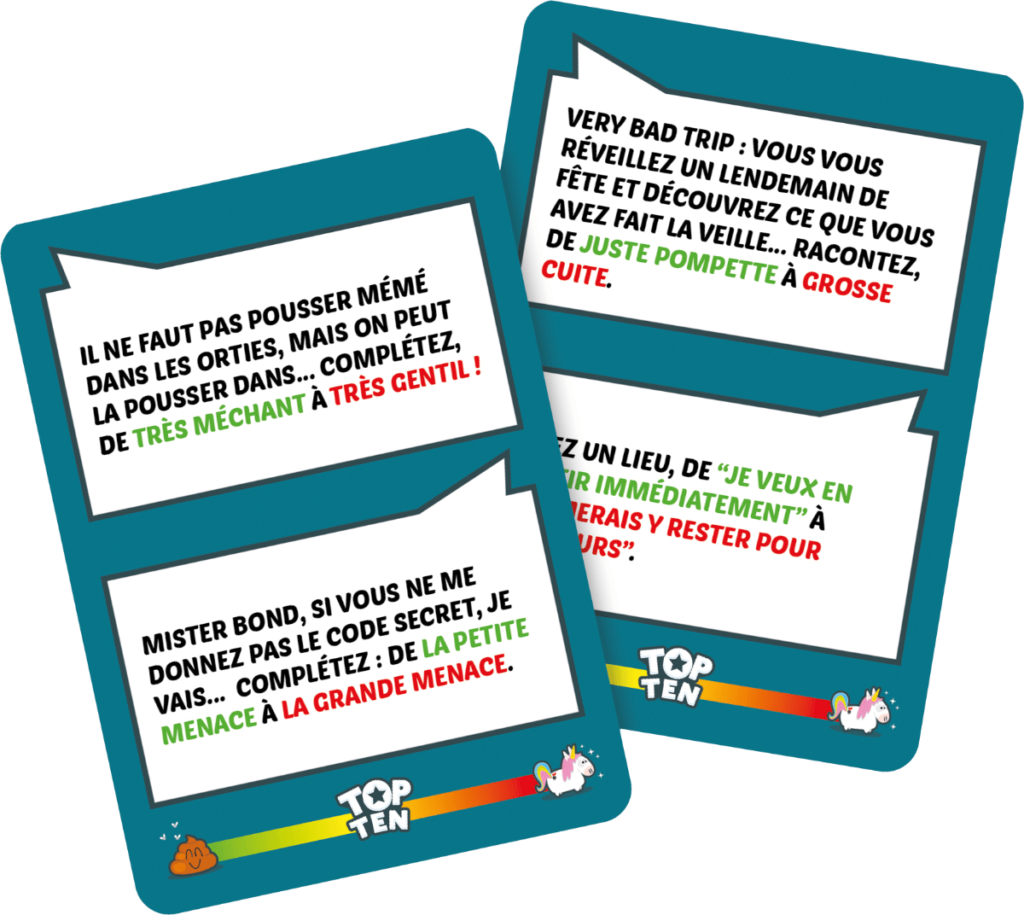 Ne cherchez plus, Top Ten est LE jeu d'ambiance de l'été