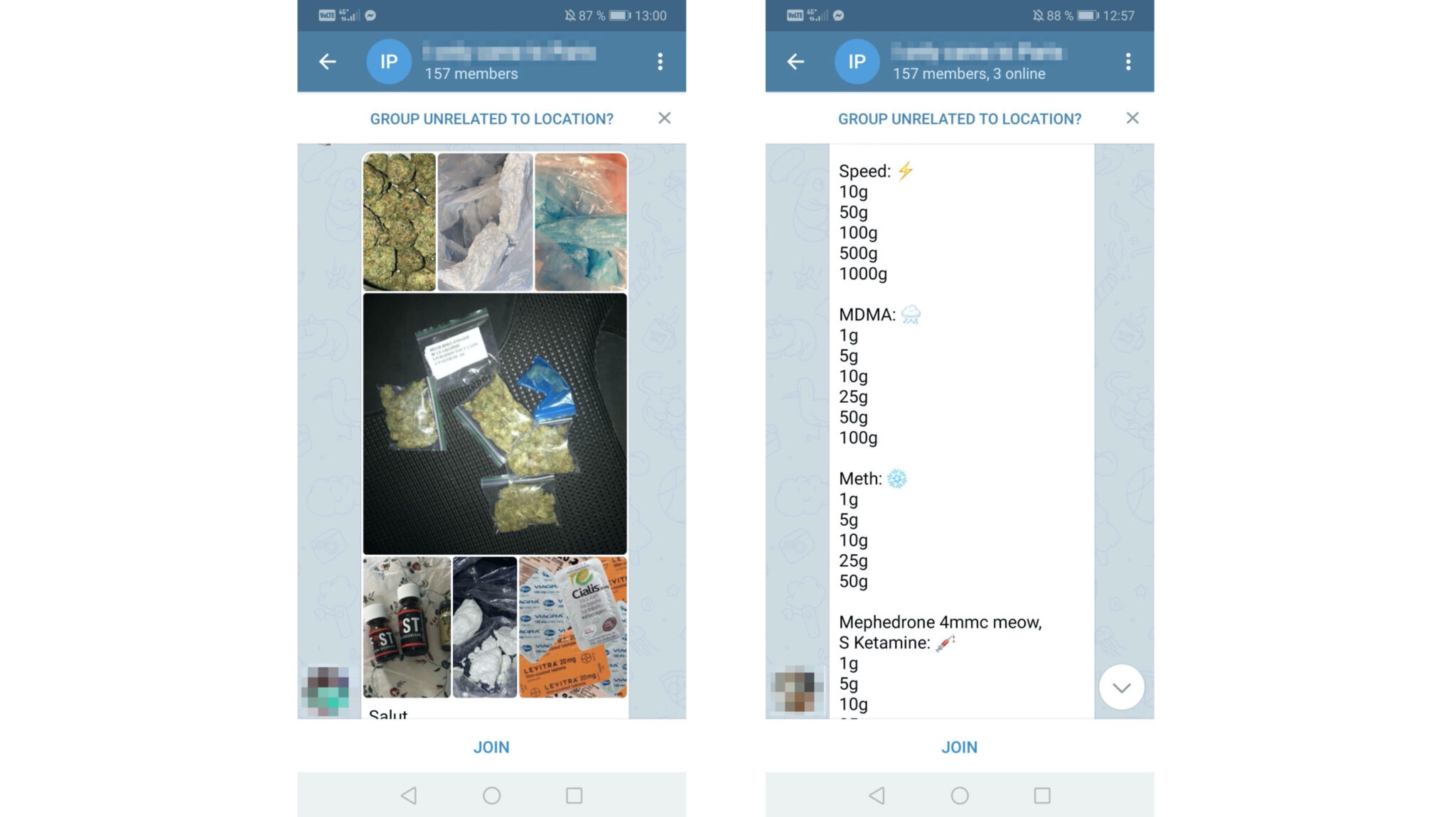 Telegram laisse des dealers de drogue détourner une de ses fonctions ...