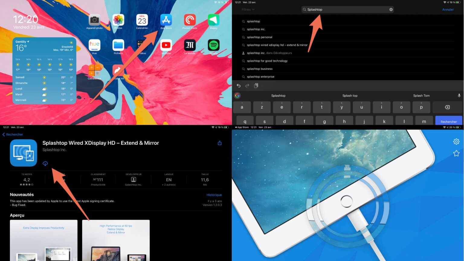 Comment transformer sa tablette en second écran de PC