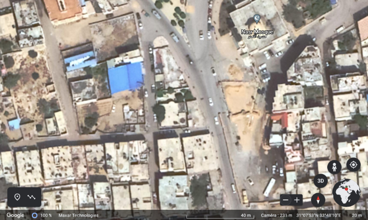 Pourquoi Gaza et Israël sont-ils flous dans Google Earth