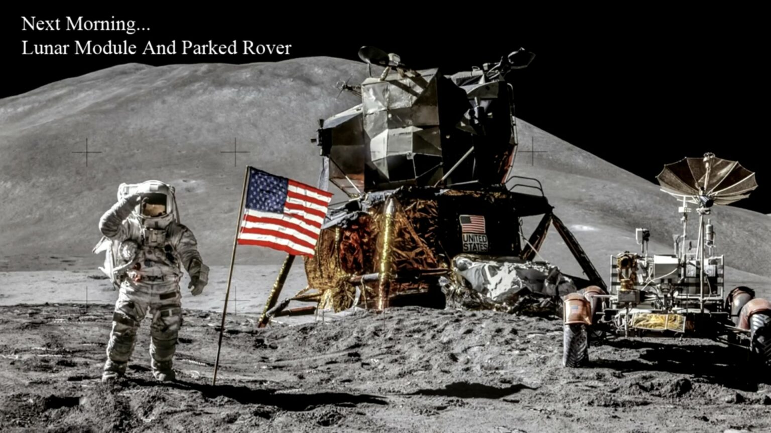 Voici les magnifiques images remasterisées de la mission Apollo 15 sur ...