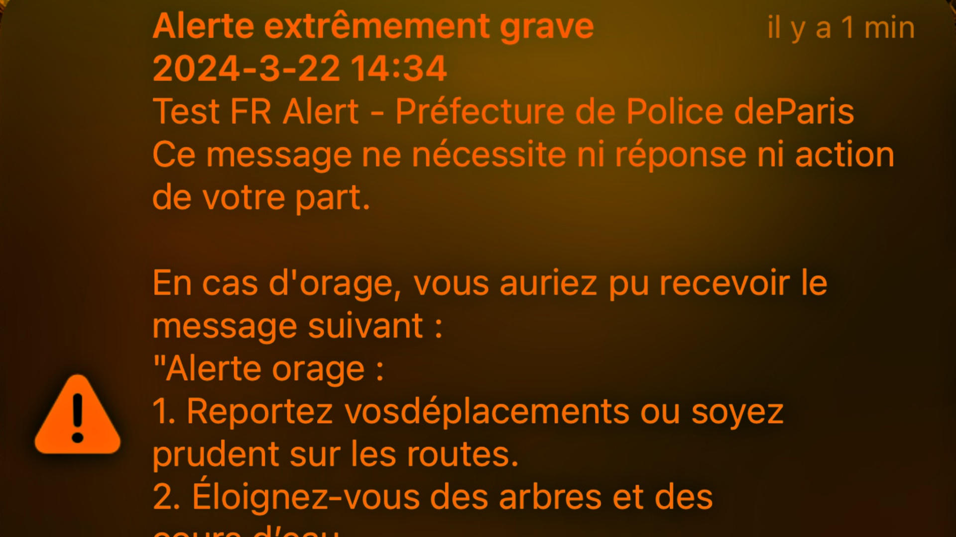 FR-Alert : quel était cet étrange message d’alerte que vous avez peut ...